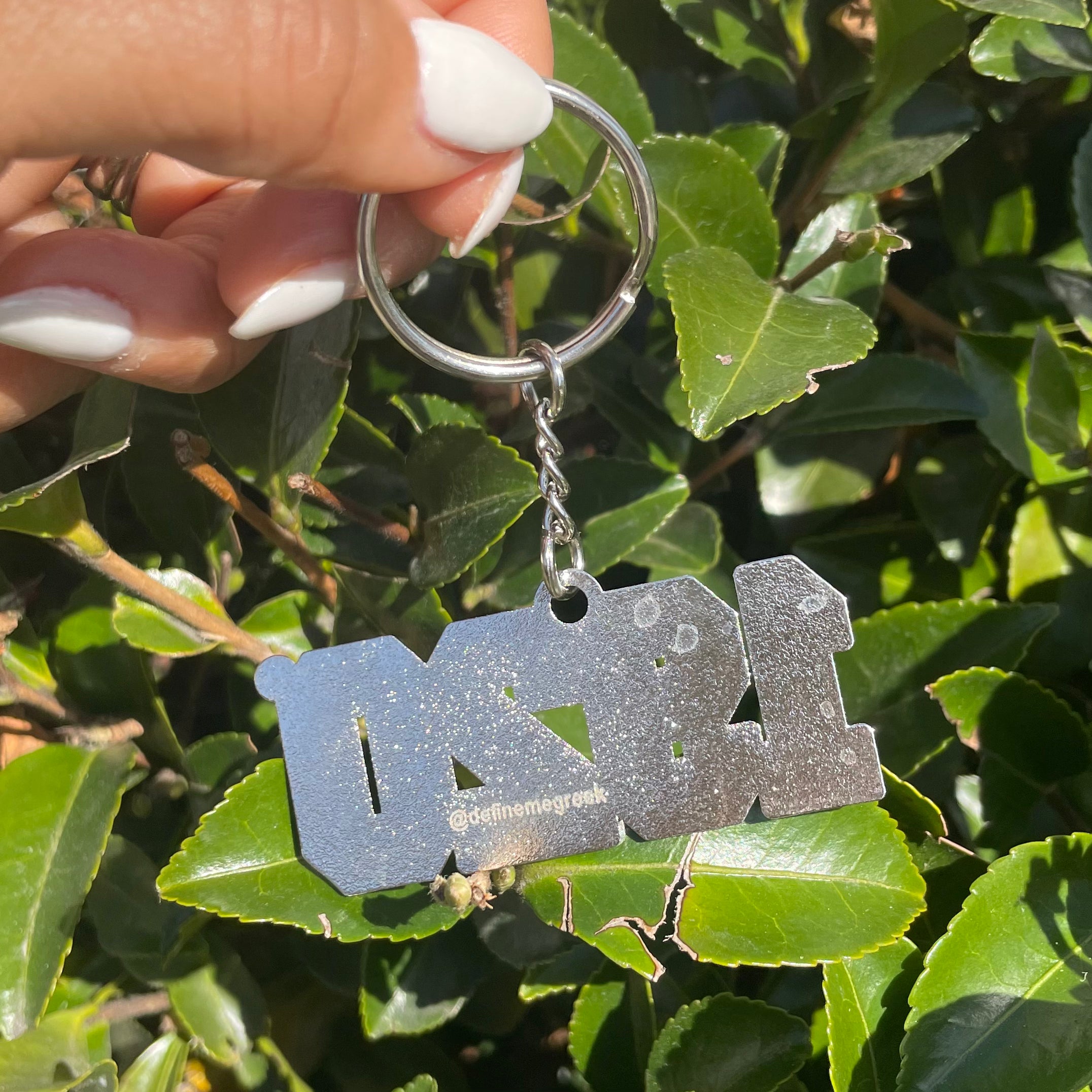 1920 Keychain – Define Me Greek