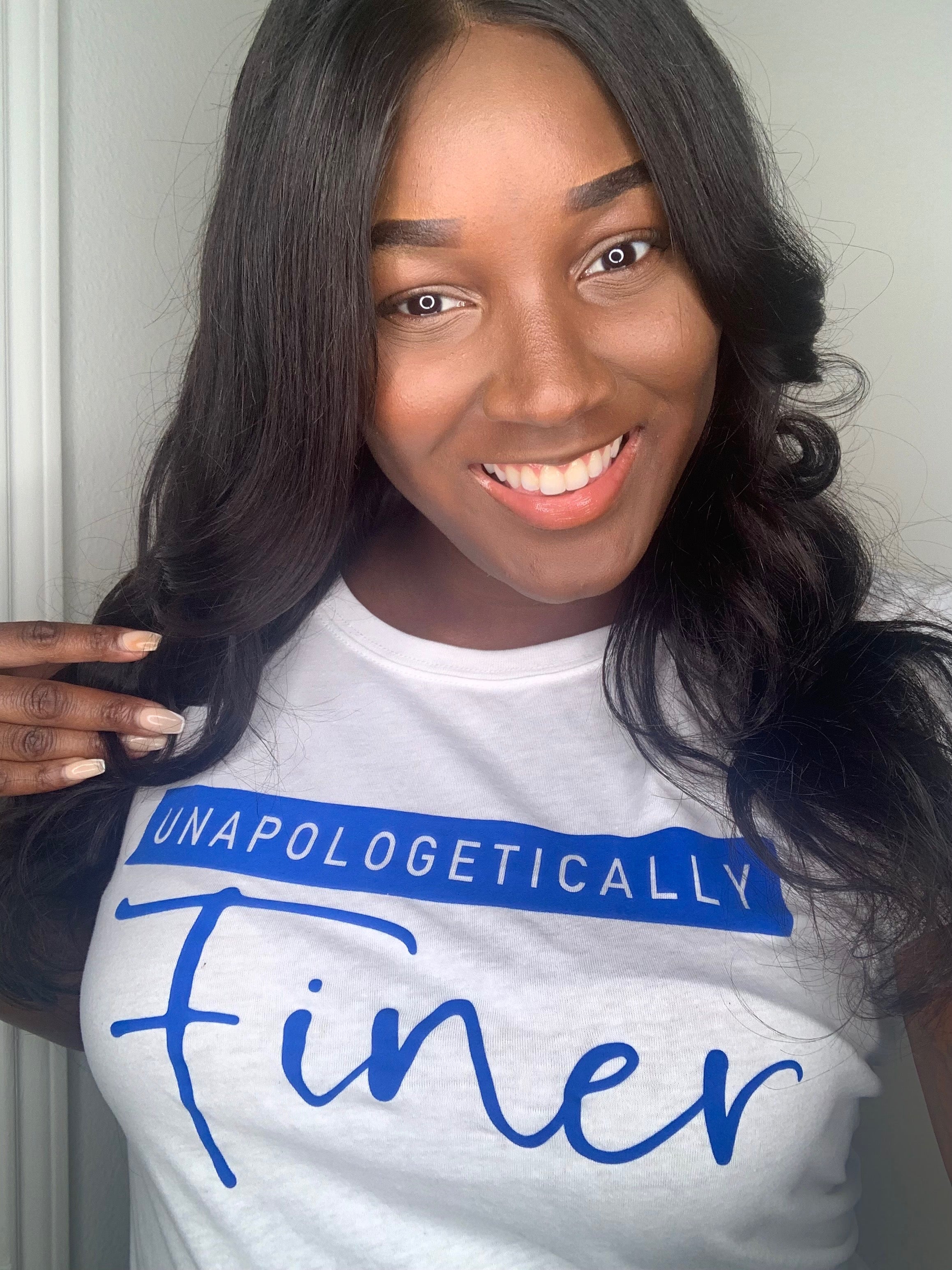 Unapologetically Finer tee – Define Me Greek