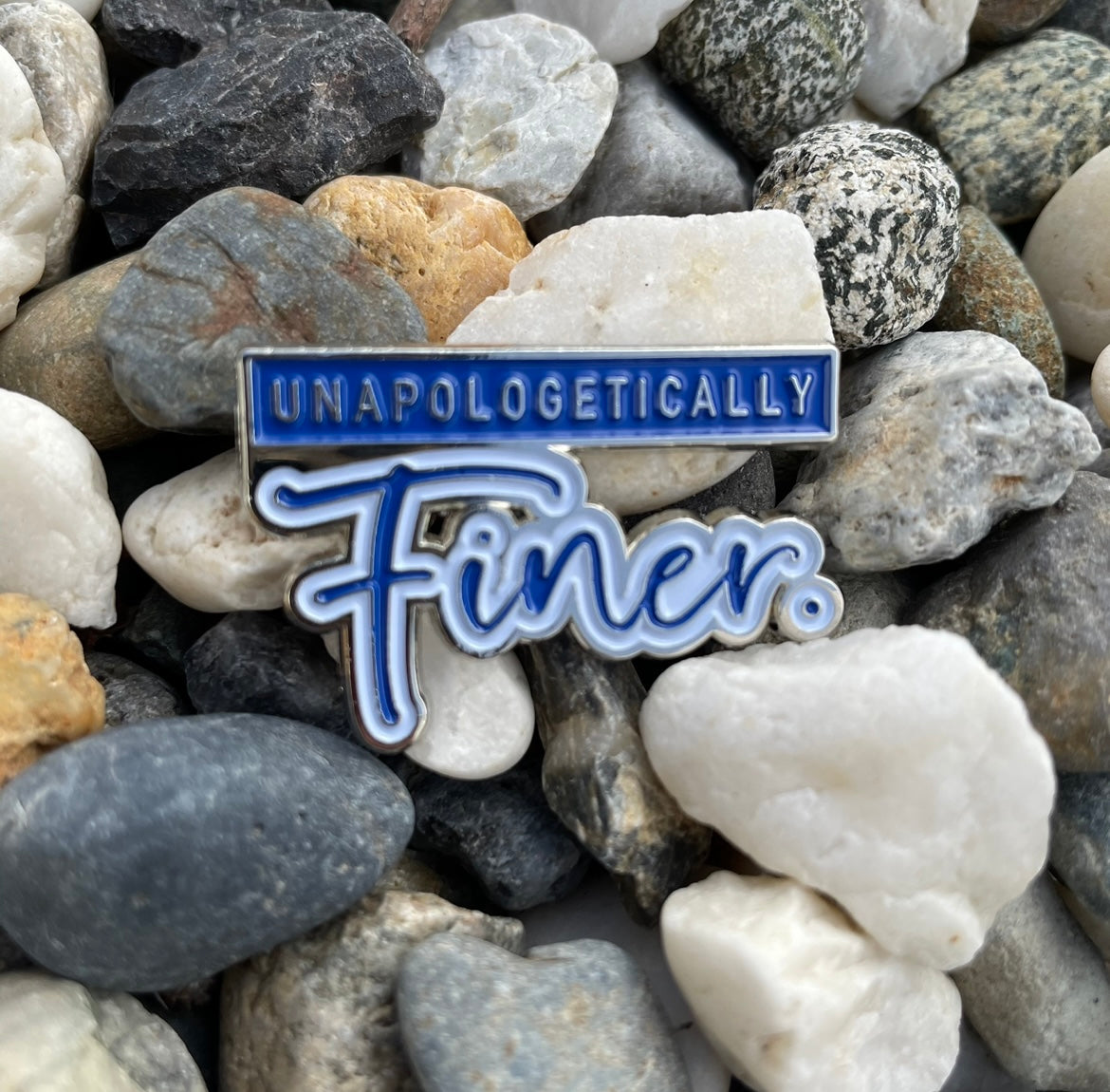 Unapologetically Finer Lapel Pin – Define Me Greek